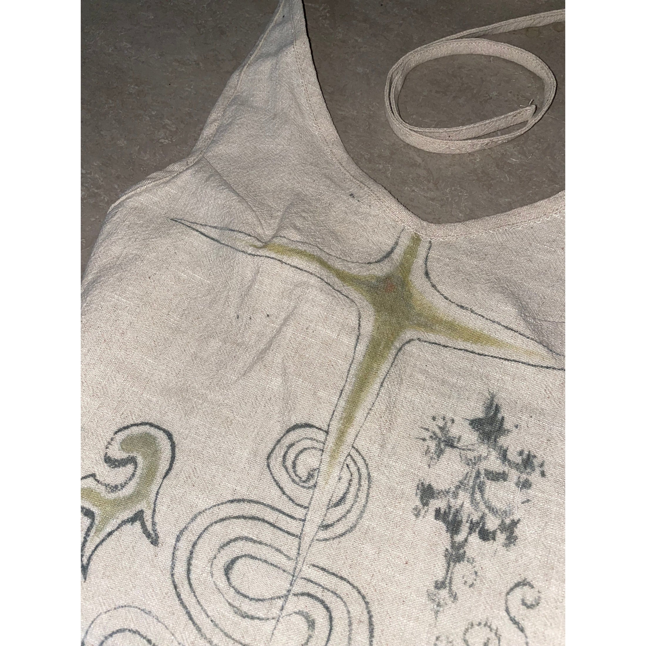 enigma linen top – snake divine